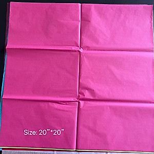 Bella Pack 120CT 36 Solid Vibrant Colors Gift Tissue Paper 20" x 20" Value Pack!