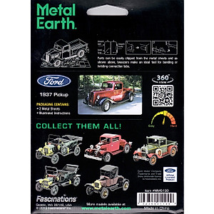 Metal Earth 1937 Ford Pickup 3D Metal Model Kit Fascinations