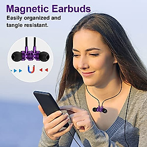 USB C Headphones for iPhone 15 Pro Max Google Pixel 8 7 7A 6 6A,Type C Earphones in Ear Wired Earbuds Headset Microphone for Samsung Galaxy S23 FE S22 Ultra S21 Z Flip 5 Fold Oneplus 11 iPad 10 Purple