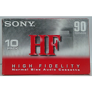Sony HF 90 High Fidelity Normal Bias C-90HFC Audio Cassettes