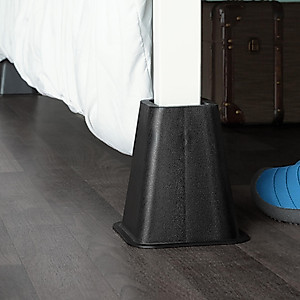 Bee Neat Spare, Single, One(1) Non USB Heavy Duty 7.25 INCH Bed Riser - Furniture Lifts for Dorm, Tables, Chairs, Sofa Legs - Safe & Secure with USB & Electrical Outlets - Single NonUSB