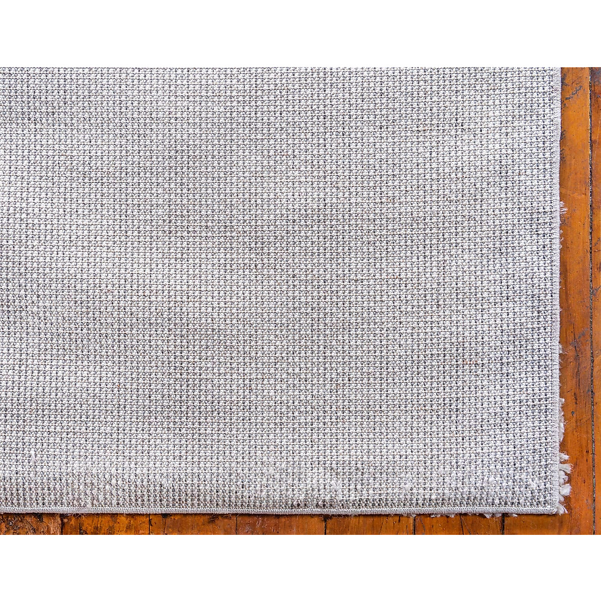 Unique Loom Davos Shag Collection Area Rug - Solid (9' x 12' Rectangle, Linen)