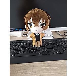 KILA MILA Anime Plush Doll Dazai Osamu Nakahara Chuuya Animal Soft Cartoon Figure Toys Cushions Pillows Xmas Gift（ Dazai Osamu A ）