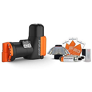 Goodnature A24 Home Outdoor Kit, Humane Rat & Mouse Trap with Digital Strike Counter, Tree Mount, Automatic Paste Pump and CO2 Canister, Pet-Friendly Mouse Trap, Best Rat Trap