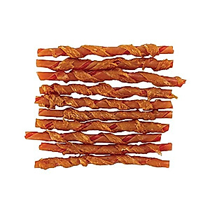 SmartBones Twists Wrapped with Chicken Made with Real Water Buffalo, 30 Count, Rawhide-Free Chews for Dogs