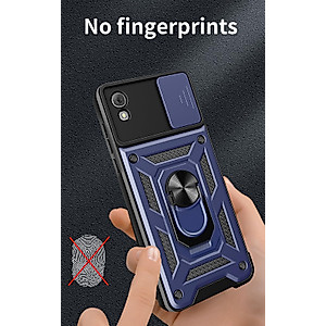 Guzhthi for TCL 30Z Phone Case: TCL30Z / TCL 30 Z / T602DL / 30 LE Cell Back Cover with Screen Protector - Blue Sj