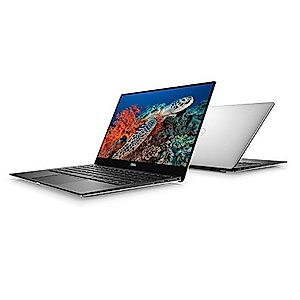 2018 Dell XPS 9370 Laptop, 13.3in UHD InfinityEdge Touch Display, 8th Gen Intel Core i7-8550U, 8GB RAM, 256 GB SSD, Fingerprint Reader, Windows 10, Silver (Renewed)