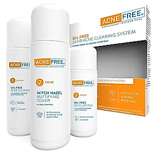 Acnefree 24 Hour Acne Clearing System Kit