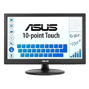 ASUS VT168HR 15.6" Full HD 1366X768 HDMI Back-lit LED Monitor, Black