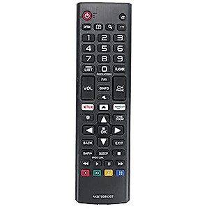 New AKB75095307 Replace Remote fit for LG TV 43UJ6300 49UJ6300 65UJ6300 55UJ6300 55UJ6540 43LJ5500 43LJ550M 49LJ5500 49LJ550M 49UJ6500 55LJ5500 55LJ550M 55UJ600 OLED65B7A OLED55C7P OLED65C7P OLED55E7P