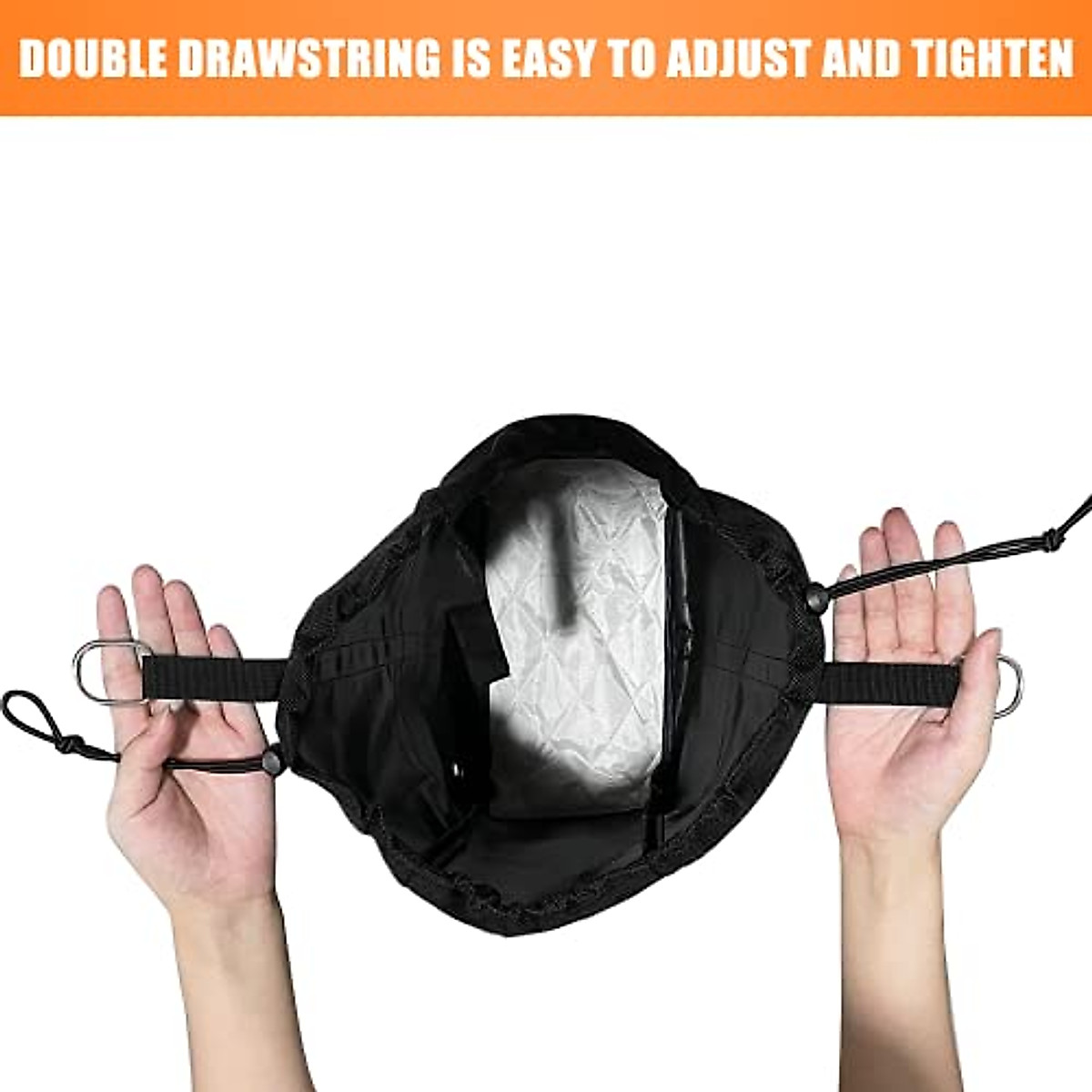 Electric Jack Cover, 600D Polyester RV Accessories Universal Tongue Trailer RV Jack Protective Head Cover Camper Accessories for Outside (Universal Size 14″H x 5″W x 10″D)