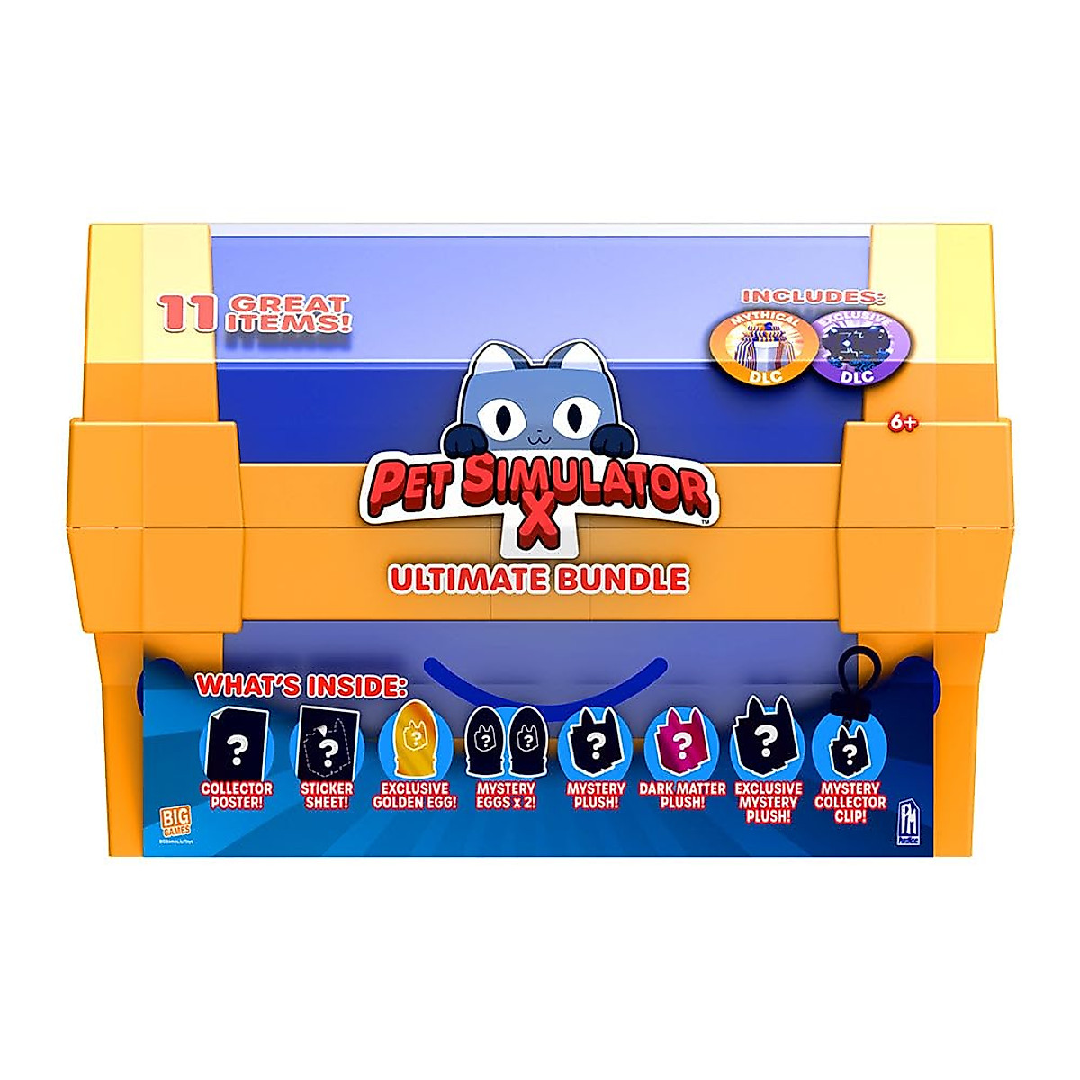 Pet Simulator X - Blue Treasure Chest Ultimate Bundle (12" Case w/ 11 Items, Series 1) [Online Exclusive] [Includes DLC]