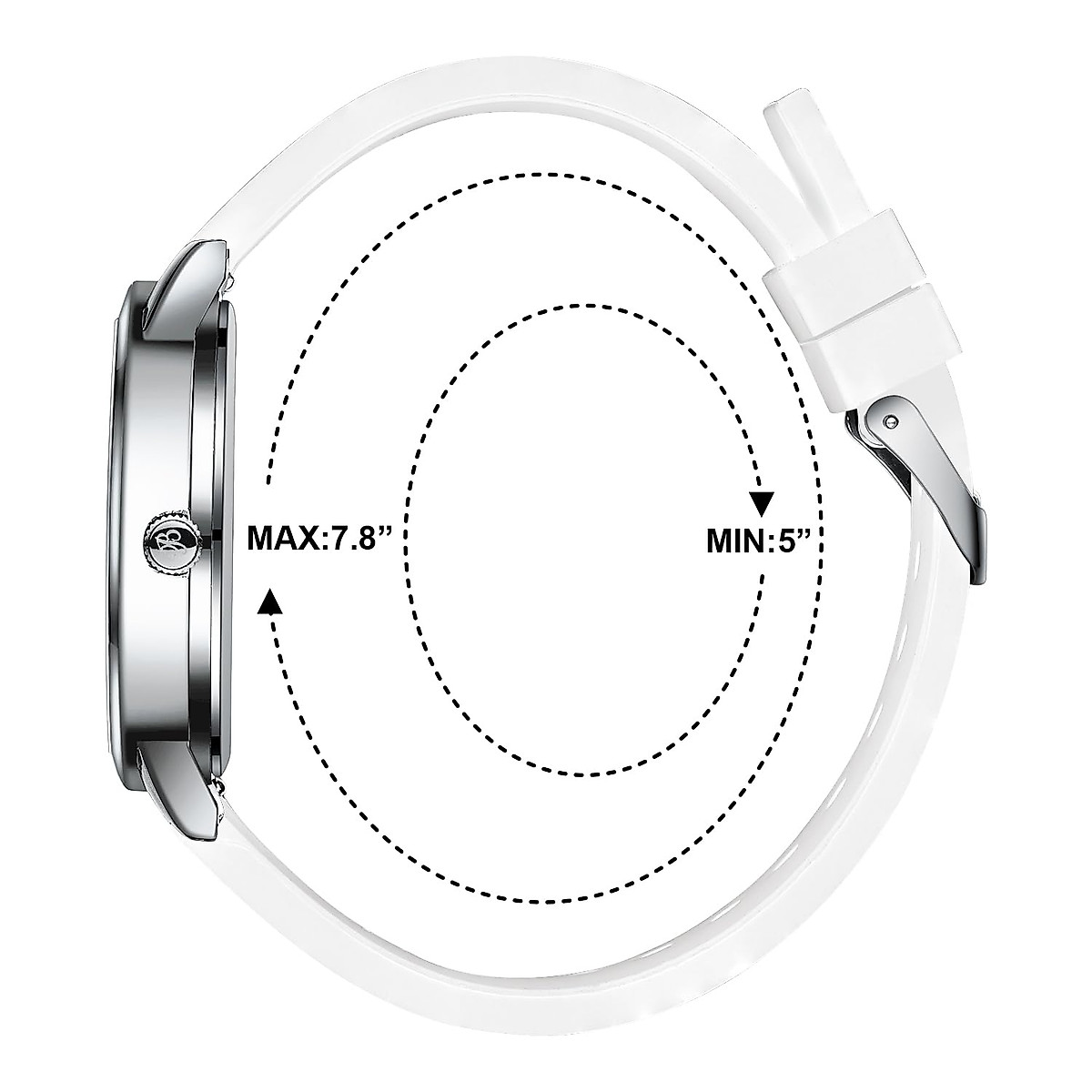 Blekon Original Nurse Watch for Medical Professionals and Scholars – Various Scrub Colors, Easy Read Dial, Military Time with Second Hand, Silicone Band, 3 ATM Water Resistant