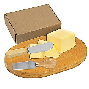Set of 8, Wood Handle Cheese Knives and Spreaders, DaKuan Cheese Slicer Cheese Cutter Condiment Knives Set