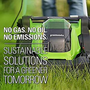 Greenworks 40V 17 inch Cordless Lawn Mower,Tool Only, MO40B01