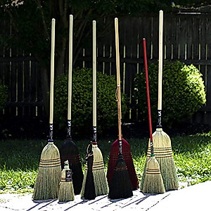 Authentic Hand Made All Broomcorn Broom (12-Inch/Whisk)