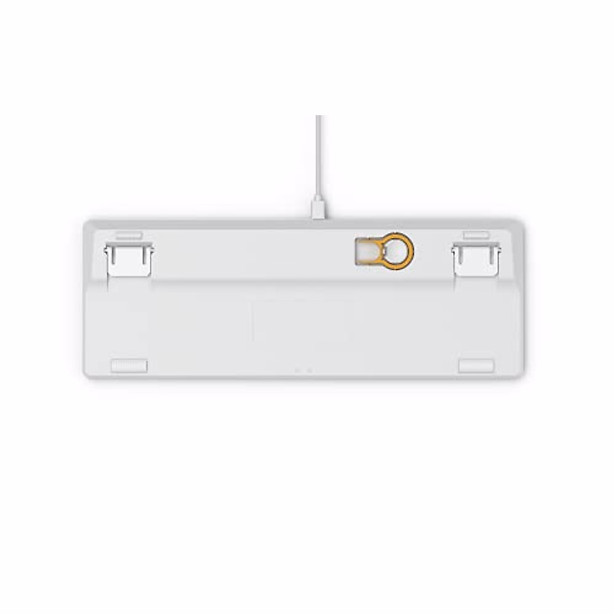 Glorious Custom Gaming Keyboard - GMMK 85% Percent TKL - USB C Wired Mechanical Keyboard - RGB Hot Swappable Switches & Keycaps - Silver/White Metal Top Plate