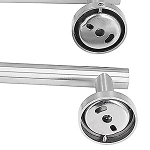 Punch-Free Towel Rack,Otufan Stainless Steel Hangable Towel Rod Free Punch Storage Single Rod Cabinet Bathroom Hanger Suitable for Bathroom Kitchen(#1)