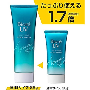 Biore UV Aqua Rich Watery Essence 85 g Sunscreen SPF 50 + / PA ++++【Large capacity】Set of 2