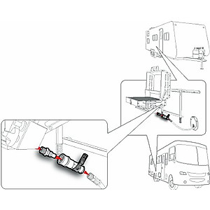 Camco Propane Quick Connect Kit - Valve & Full Flow Plug, Additional Safety Shut- Off- For Use with Low-Pressure Propane Systems, Easy Install (59853)