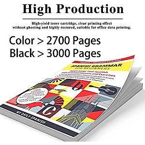 4 Pack (1BK+1C+1M+1Y) Compatible TN225 Toner Cartridge Replacement for Brother DCP-9015CDW 9020CDN HL-3140CW 3150CDN 3170CDW 3180CDW MFC-9130CW 9140CDN 9330CDW 9340CDW Printer Toner Cartridge