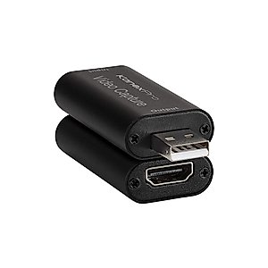 Kanex Pro 4K USB 2.0 Gaming Capture Dongle for Xbox, Playstation 4, Computer Gaming, Streaming, Capture, and Sharing (CON-GAMECAP)