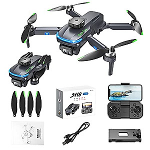 4K HD Dual Camera Aerial Photography Drone, WiFi Photo Transmission Mini Drone, Brushless Motor, Mobile Phone Control, Multiple Flight Modes, Folding UAV Remote Control Quadcopter