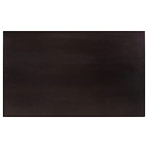 OYN 6-Piece Kitchen Room Sets, Wooden Rectangular Table with 4 Cushion Dining Chairs and Padded Bench,Espresso