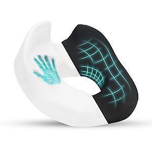 GSPSCN Donut Seat Cushion to Relief Hemorrhoid Orthopedic Tailbone Pain,Portable Memory Foam Donut Pillow for Prostate,Postpartum,Coccyx,Bed Sores,in Office Chairs,Computer Desk Chair,Cars
