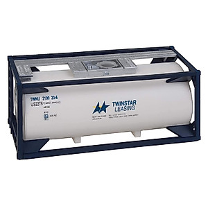 Walthers SceneMaster HO Scale Model of Twinstar Leasing 20' Tank Container