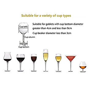 Stylish Simplicity Down Wine Rack Iron Metal Simple Style Home Goblet Multi-Function Creative Display Wine Rack -Restaurant Kitchen Bar Living Room Height Adjustable (Bronze 120 * 25Cm), PIBM, Bla