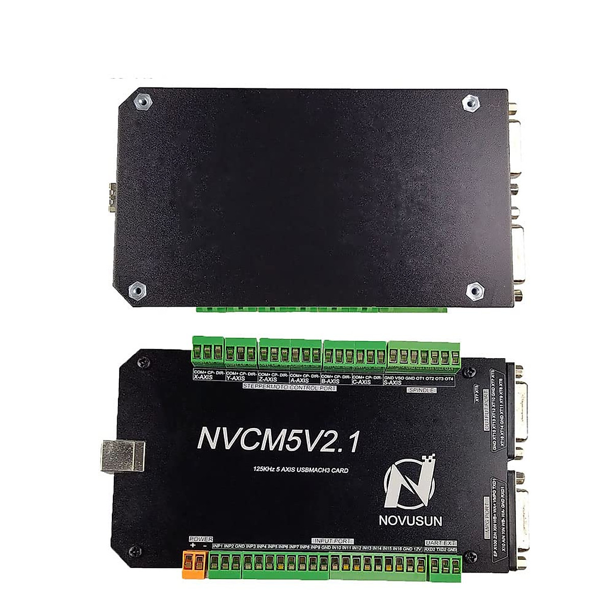 Davitu Motor Driver - CNC USB card kit NVCMV2.1 4-axis USB card 300KHz Controller 3 4 5 6-axis motion control card breakout board, 75W 24V DC - (Voltage: 3 AXIS)