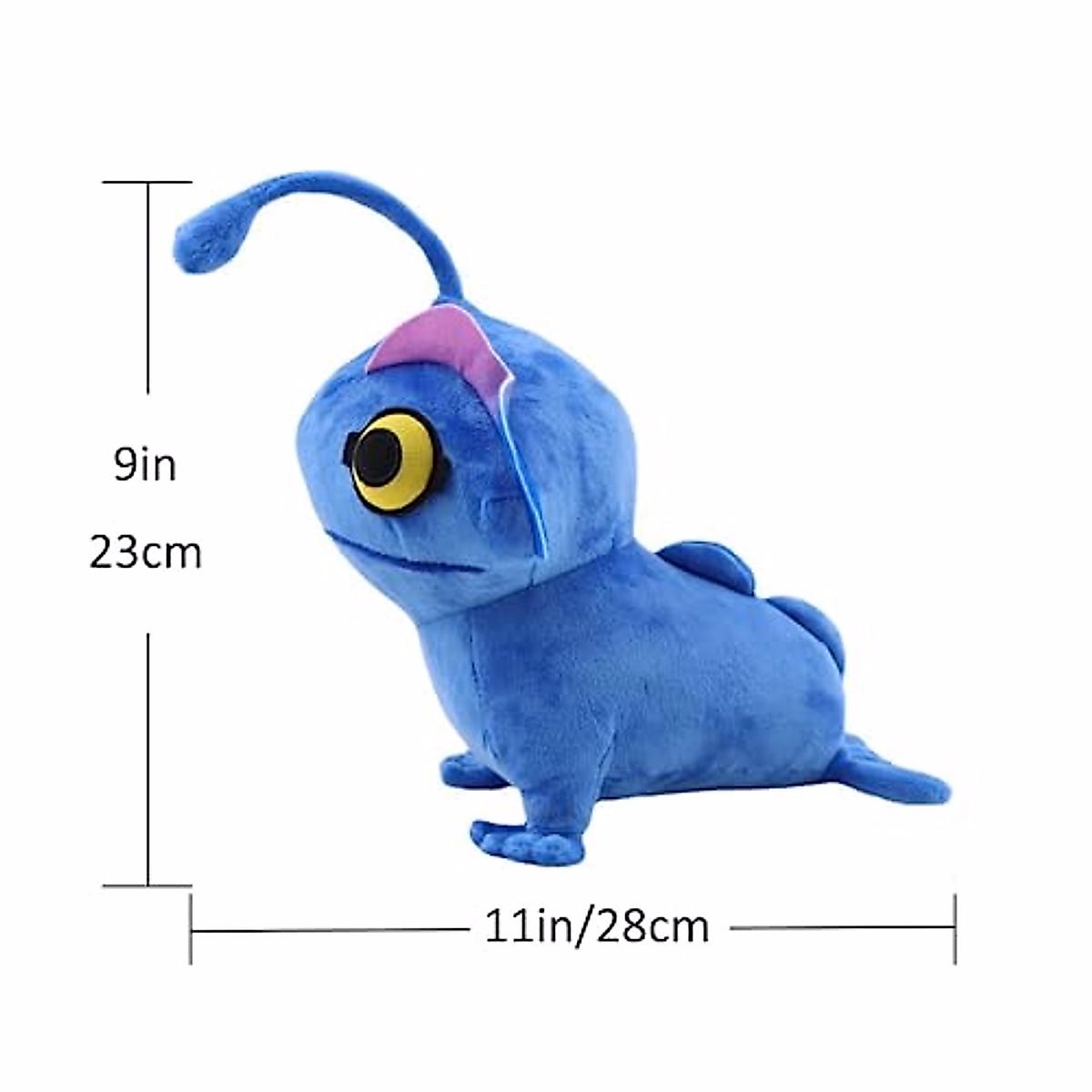 Ichika Nakano The Sea Beast Plush Toy 9in/23cm Soft Blue Monster Plush Cute Blue Lantern Fish Perfect for Kids and Home Decor