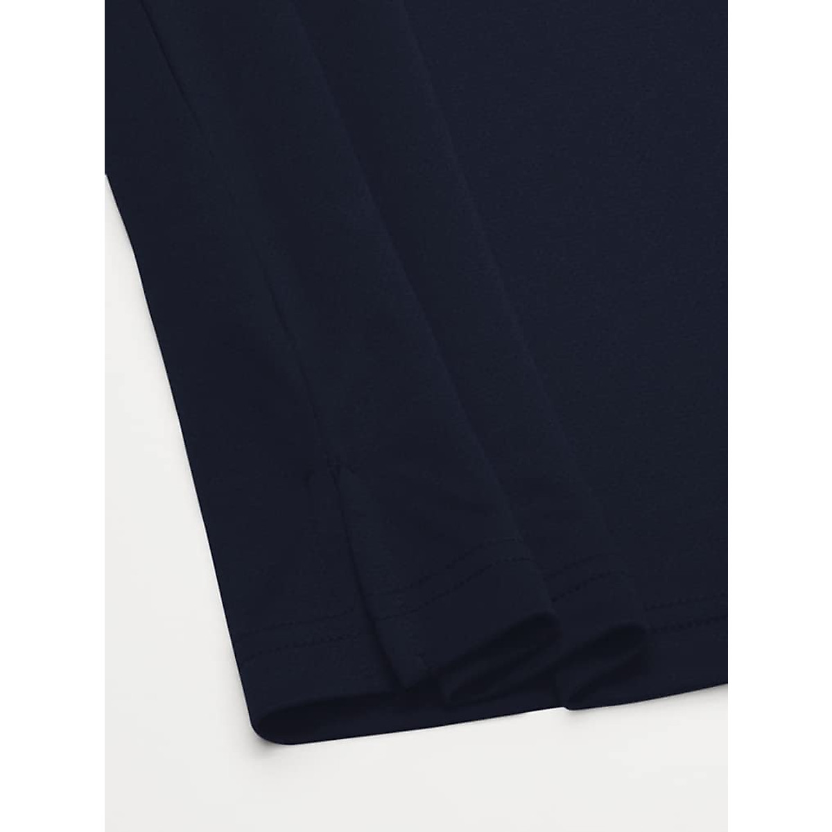 PGA TOUR Men's Big and Tall Airflux Short Sleeve Solid Golf Polo-Shirts, True Navy, 3X