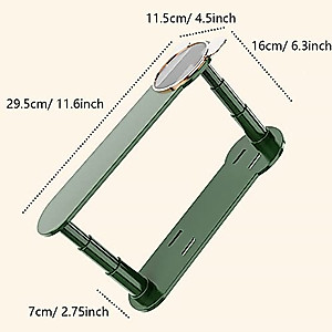 Hanger Organizer, Stretchable Hangers Storage Organizer Holder, Wall Mounted Hanger Organizer, Space Saving Clothes Hanger Storage Rack for Home, Closet, Laundry Room (White)