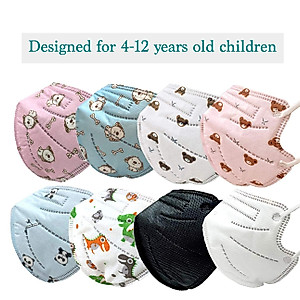 G-BOX Children's 5-Layer Disposable Particulate Respirators (25-pcs, Individually Wrapped) (Plain White)