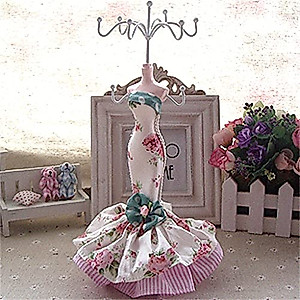 LDCHNH European-style Pastoral Style Flowers Blooming Rich Jewelry Stand Sofa Ring Seat Bracelet Stand Dresser Ornaments