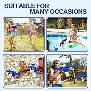 Electric Water Gun Automatic Water Squirt Guns, Super Water Powerful Water Soaker Water Blasters Guns with 500cc High Capacity Summer Water Toys for Kids Adults