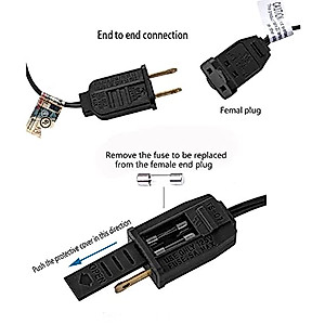 hairmiss 25ft Outdoor Edison Bulb String Lights ST35 Edison Bulbs(Plus 2 Extra Bulbs), UL Listed for Indoor/Outdoor Decor, Perfect for Garden/Backyard/Pergola/Patio/Party (Black)