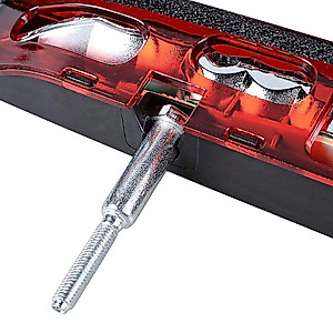 Kqiang 1PCS Red Light Red Lens Trunk 3rd Third Brake Stop Light Rear Lamp Assembly Replacement for BMW E85 Z4 2003-2008 Replaces 63256917378