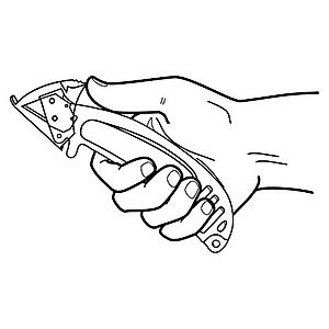 Lizard Orange 6-Pack Safety Utility Knife w/o Safety AVMF