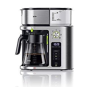 Braun KF9079SI Multiserve Coffee Maker, Stainless Steel