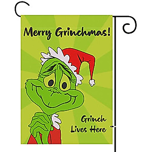 Christmas Winter Garden Flag, Merry Christmas Garden Flag Double Sided Vertical 12.5×18 Inch for Christmas Holiday Party Yard Outdoor Decorations, Merry Christmas Decorations