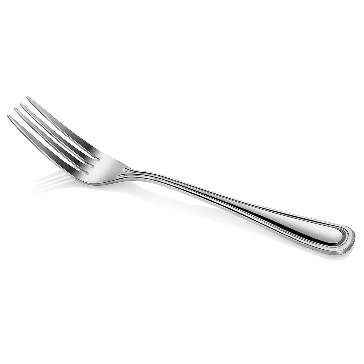 New Star Foodservice 58109 Slimline Pattern, 18/0 Stainless Steel, Serving Fork, 8.25-Inch, Set of 12