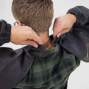 Yardbird Butchering Apron, Durable Waterproof Material, Full Length Sleeves, Elastic Cuffs, Two Adjustable Straps, Easy to Clean, One Size Fits Most, 373120010410,Black