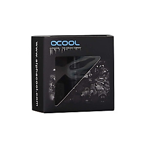 Alphacool 17457 Eiszapfen Quick Coupling Female G1/4 Inner Thread - Deep Black