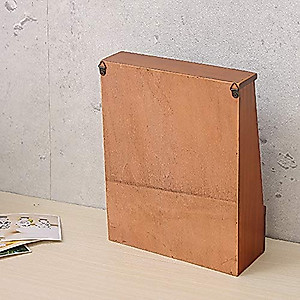 Tauzveok Decorative Shelf Wall Porch bar Restaurant Cafe Wall Hanging Creative Wall Hanging Wall Decoration,Brown