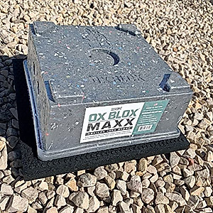 RV Leveling Rubber Pads 12x12x.75 (6-Pack) | Slip-Resistant | Prevents Sinking and aids in stabilizing | 12x12x3/4 | Rubber levelers for Campers, RVs, and Trailers