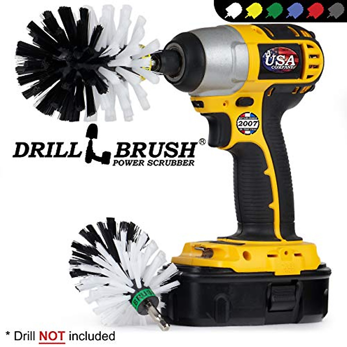 Drill Brush - Truck - Car - Motorcycles - Cleaning Supplies - Truck Accessories - Detail Brush - Wheels - Tires - Bed Liner - Truck Tool Box - Tonneau Cover - Windshield - Glass Cleaner - Leather