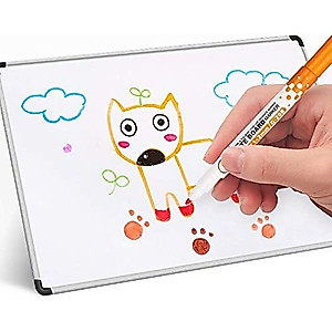 YES4QUALITY Magnetic Dry Erase Markers with Eraser Cap - 8 Pack, Fine Tip, Low Odor - White Board Markers Perfect for Dry Erase Whiteboards in the Office, Classroom or at Home